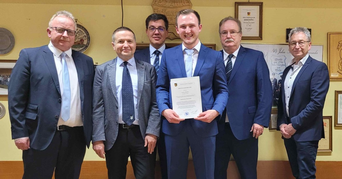 Lukas Becker als neuer Bürgermeister in Lautertal (Vogelsberg ...